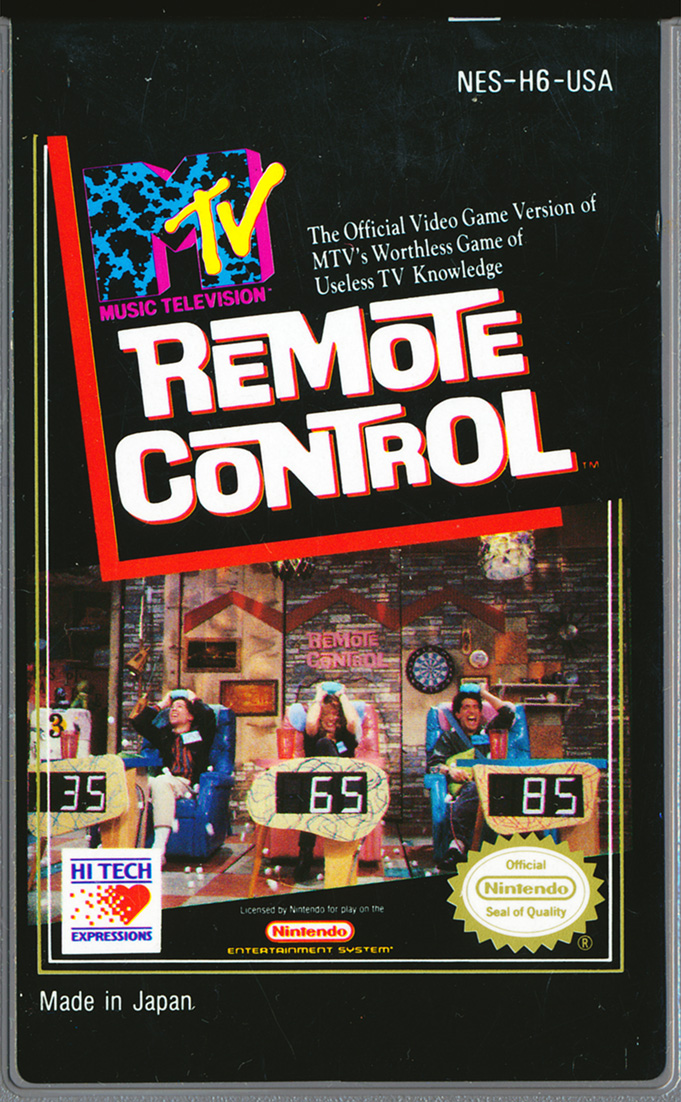 MTV Remote Control – Gaming Alexandria