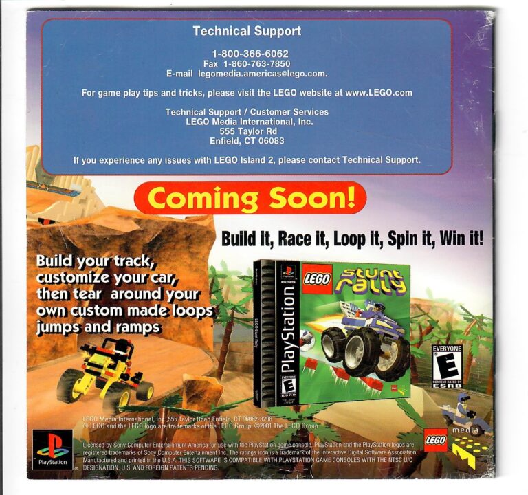 Lego Stunt Rally (PSX, Unreleased) – Gaming Alexandria