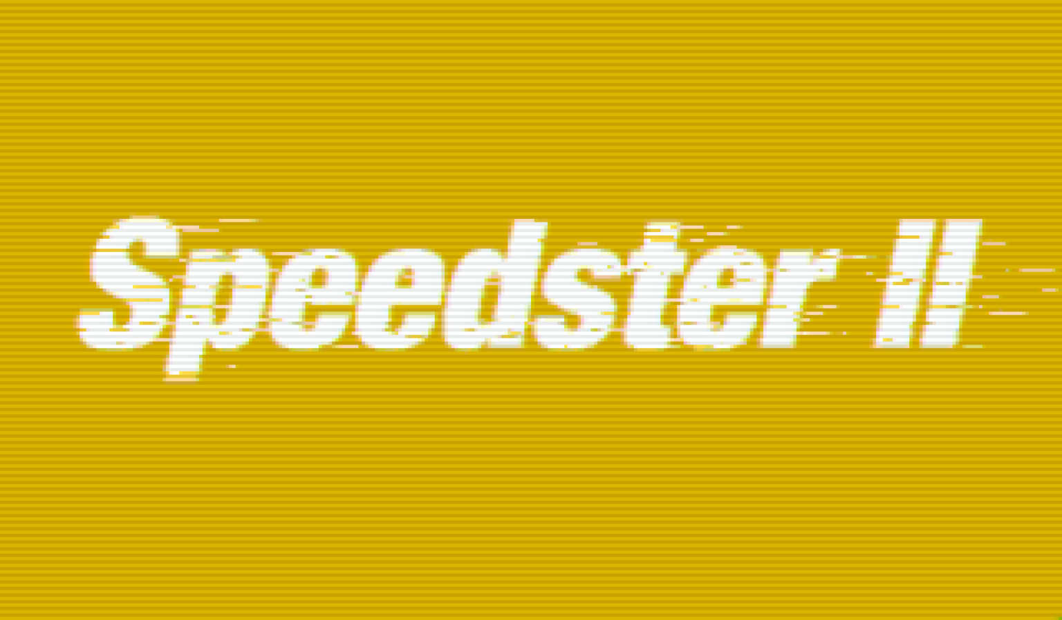 Speedster II (Atari Jaguar, Prototype) – Gaming Alexandria